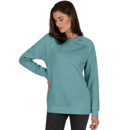 TRIGEMA Sweatshirt »Sweatshirt mit angerauter Innenseite« seegras XL XL Sweat-Qualität
