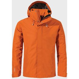 Schöffel SCHÖFFEL Doppeljacke »Hiking 3in1 Jacket Style Okere MNS« mit Kapuze 5845 - gelb 56 56 Wasserdicht & atmungsaktiv dank 2-Lagen VENTURI Membrane