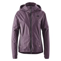 Gonso Fahrradjacke »Save Jacket Therm W« Damen Regenjacke wind- und wasserdicht, Radjacke mit Kapuze aubergine 38 38 Weite Passform