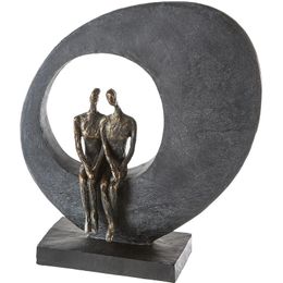 CASABLANCA BY GILDE Dekofigur &raquo;Skulptur Side by side&laquo; bronzefarben