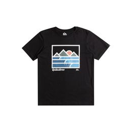 Quiksilver T-Shirt »Landscape Lines« schwarz 8 8 Stoff: Baumwoll-Jersey-Stoff [160 g/m2]