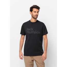 Jack Wolfskin T-Shirt »BRAND T M« black XXXL (60) XXXL (60) Leichtes T-Shirt aus Bio-Baumwolle