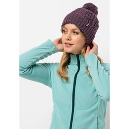 Jack Wolfskin Bommelm&uuml;tze &raquo;POMPOM BEANIE&laquo; midnight-plum onesize onesize Warme Bommelm&uuml;tze