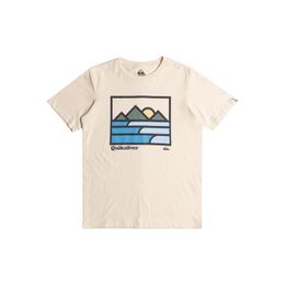 Quiksilver T-Shirt »Landscape Lines« weiß 16 16 Stoff: Baumwoll-Jersey-Stoff [160 g/m2]