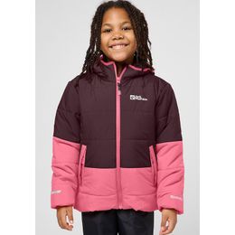 Jack Wolfskin Outdoorjacke &raquo;TWO HILLS INS JACKET K&laquo; mit Kapuze boysenberry 116 116 Reflektierende Details