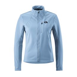 Gonso Fahrradjacke »ADVENTURE JACKET SOFTSHELL W« Damen Radjacke, atmungsaktiv, Slim Fit hellblau 44 44 Körpernahe Passform