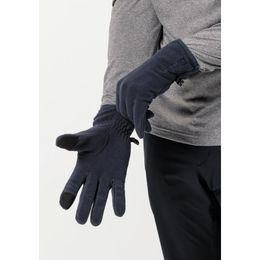 Jack Wolfskin Fleecehandschuhe »REAL STUFF GLOVE« night-blue M M Leichte, warme Fleece-Handschuhe