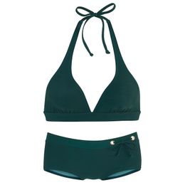 Bruno Banani Triangel-Bikini mit Hotpants grün 34 - Cup C/D Cup C/D 34 Edles Design