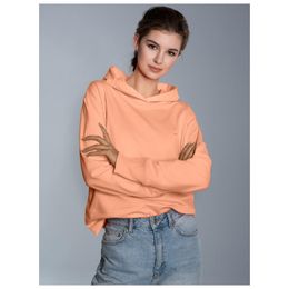 TRIGEMA Sweatshirt »Dünner Kapuzenpullover« apricot S S 1/1 lange Hose