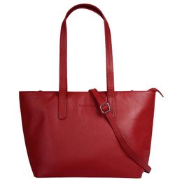 Bruno Banani Shopper echt Leder rot