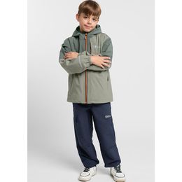 Jack Wolfskin Outdoorjacke &raquo;ACTAMIC 2L JKT K&laquo; mit Kapuze mint-leaf 128 128 Brusttasche, 2 H&uuml;fttaschen