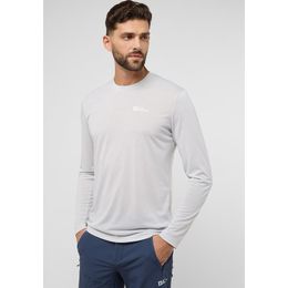 Jack Wolfskin Langarmshirt »VONNAN LS T M« cool-grey S (48) S (48) Leicht