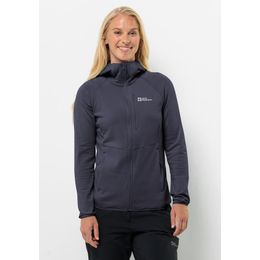 Jack Wolfskin Fleecejacke &raquo;KOLBENBERG HOODED FZ W&laquo; mit Kapuze graphite XL (46) XL (46) Kapuzen-Fleecejacke f&uuml;r k&uuml;hleres Wetter
