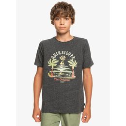 Quiksilver T-Shirt »Strange Days« Charcoal Heather 12 12 Ärmel: kurzärmlig
