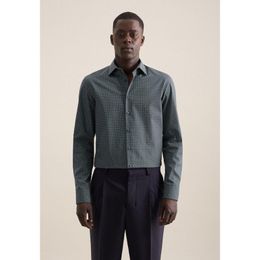 Seidensticker Businesshemd &raquo;Slim&laquo; Slim Langarm Kentkragen Druck sage green XL (43) - normale &Auml;rmell&auml;ngen normale &Auml;rmell&auml;ngen XL (43) Passform: Slim