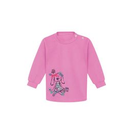 TRIGEMA Sweatshirt »Langarmshirt mit süßem Hasen-Print« candy 68 68 Elastischer Feinripp