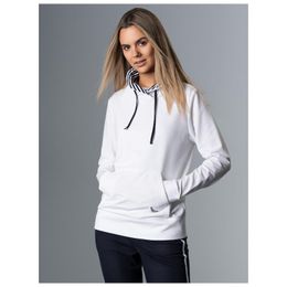 TRIGEMA Sweatshirt »Sweatshirt mit modischem Schalkragen« weiss M M Leichte Sweat-Qualität