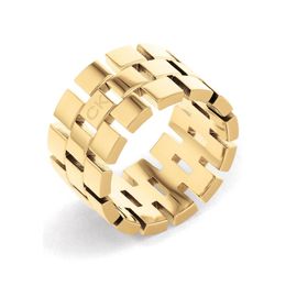Calvin Klein Fingerring »Schmuck Edelstahl Fingerring Damenring« gelbgoldfarben 54 CK Schmuck - Damenring