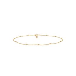 Elli Kette ohne Anhänger »Choker Kugelkette ohne Anhänger 925 Silber« Gold 36 Schlichter kurzer Halsschmuck