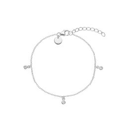 NOELANI Armband »2031977, 2031978« mit Zirkonia (synth.) silberfarben-weiß + weiß 19 cm Filigranes Accessoire für Damen