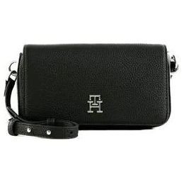 Tommy Hilfiger TH Emblem Flap Crossover Black