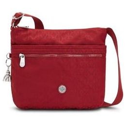 Kipling Basic Elevated Eyes Wide Open Arto Medium Crossbody Signature Red