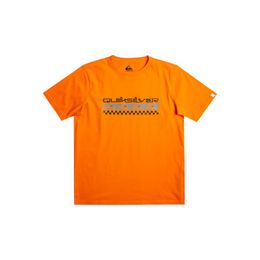 Quiksilver T-Shirt »Omni Check Turn« Celosia Orange 8 8 Material: Rippstrick-Material aus Baumwolle...