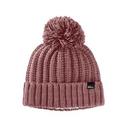 Jack Wolfskin Bommelmütze »HIGHLOFT KNIT BEANIE W« red-coral M (38/40) M (38/40) Gewicht: 205g (Größe L)