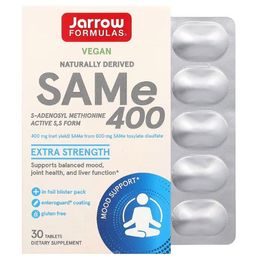 Jarrow Formulas, SAMe 400, Extrastark, 400 mg, 30 Tabletten [266,00 EUR pro kg]