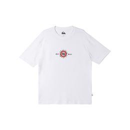 Quiksilver T-Shirt »Burn Out« White 14 14 Umweltfreundliches Material:...