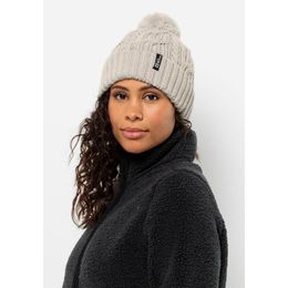 Jack Wolfskin Bommelm&uuml;tze &raquo;POMPOM BEANIE&laquo; seal onesize onesize Warme Bommelm&uuml;tze