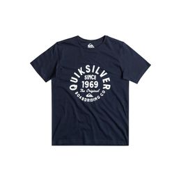 Quiksilver T-Shirt »Circled Script« Navy Blazer 8 8 Stoff: Baumwoll-Jersey-Stoff [160 g/m2]