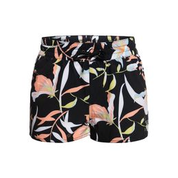 Roxy Boardshorts »All Over 2"« Anthracite Hibiscus Wave Swim L L Material: Mischgewebe aus recyceltem...