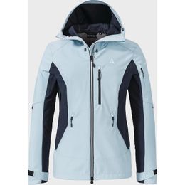 Schöffel SCHÖFFEL Outdoorjacke »Softshell Jacket Matrei L« mit Kapuze 8075 - blau 42 42 Hohe Atmungsaktivität und Feuchtigkeitstransport