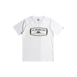 Quiksilver T-Shirt »Qs Mind Barrel« White 10 10 Stoff: Baumwoll-Jersey-Stoff [160 g/m2]