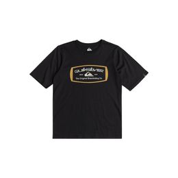 Quiksilver T-Shirt »Qs Mind Barrel« schwarz 14 14 Stoff: Baumwoll-Jersey-Stoff [160 g/m2]