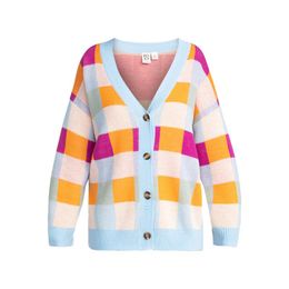 Roxy Cardigan »Small Slow Check« Blue Surf Plaidodo XL XL Material: Mittelschweres, weiches...