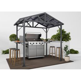 Konifera Grillpavillon »Lissabon« BxT: 244x153 cm, mit verzinktem Stahldach und Stahlgestell