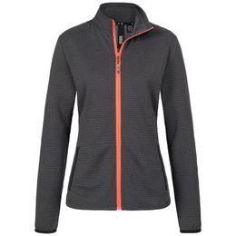 LPO Strickfleecejacke &raquo;XARA WMN&laquo; mit Stehkragen anthrazit 40 (M) 40 (M) Bequeme klassische Damen-Fleecejacke