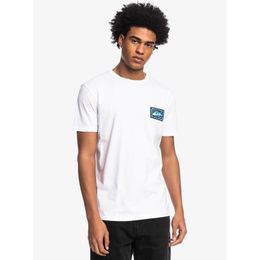 Quiksilver T-Shirt &raquo;Echoes In Time&laquo; White S S Stoff: Leichter Baumwolljersey