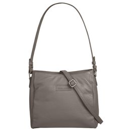 Bruno Banani Shopper echt Leder grau