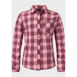 Schöffel SCHÖFFEL Outdoorbluse »Blouse Silba L« 3825 - pink 36 36 Hohe Bewegungsfreiheit durch 2-Wege-Stretch