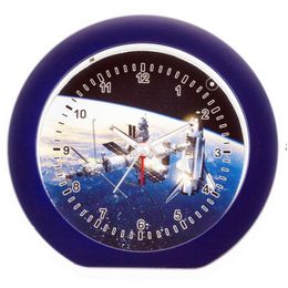 EUROTIME Quarzwecker »22455-08« ideal auch als Geschenk blau Dekorativer Kinderwecker