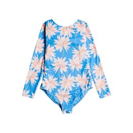 Roxy Rash Guard »Ocean Treasure« Azure Blue Palm Island Rg 6(115-120cm) 6(115-120cm) Material: Weiches, ,...