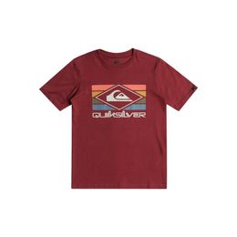 Quiksilver T-Shirt »Qs Rainbow« Tibetan Red 12(148-156cm) 12(148-156cm) Stoff: Baumwoll-Jersey-Stoff [160 g/m2]