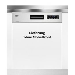 Beko teilintegrierbarer Geschirrspüler »DSN28O40X« 14 Maßgedecke weiß