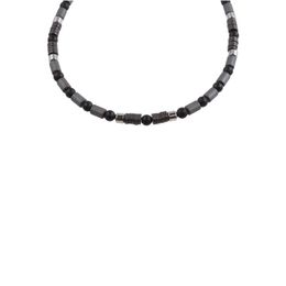 Firetti Collier »Schmuck Geschenk Halsschmuck Halskette Steinkette Edelstein Hämatit« Made in Germany - mit Onyx, Hämatit...