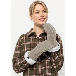 Jack Wolfskin Fäustlinge »HIGHLOFT KNIT MITTEN W« dusty-grey M (38/40) M (38/40) Warme Strickfäustlinge