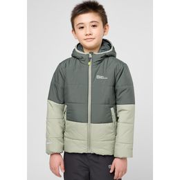 Jack Wolfskin Outdoorjacke &raquo;TWO HILLS INS JACKET K&laquo; mit Kapuze slate-green 104 104 Reflektierende Details