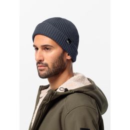 Jack Wolfskin Beanie »FISCHER BEANIE« night-blue onesize onesize Leichte Strickmütze